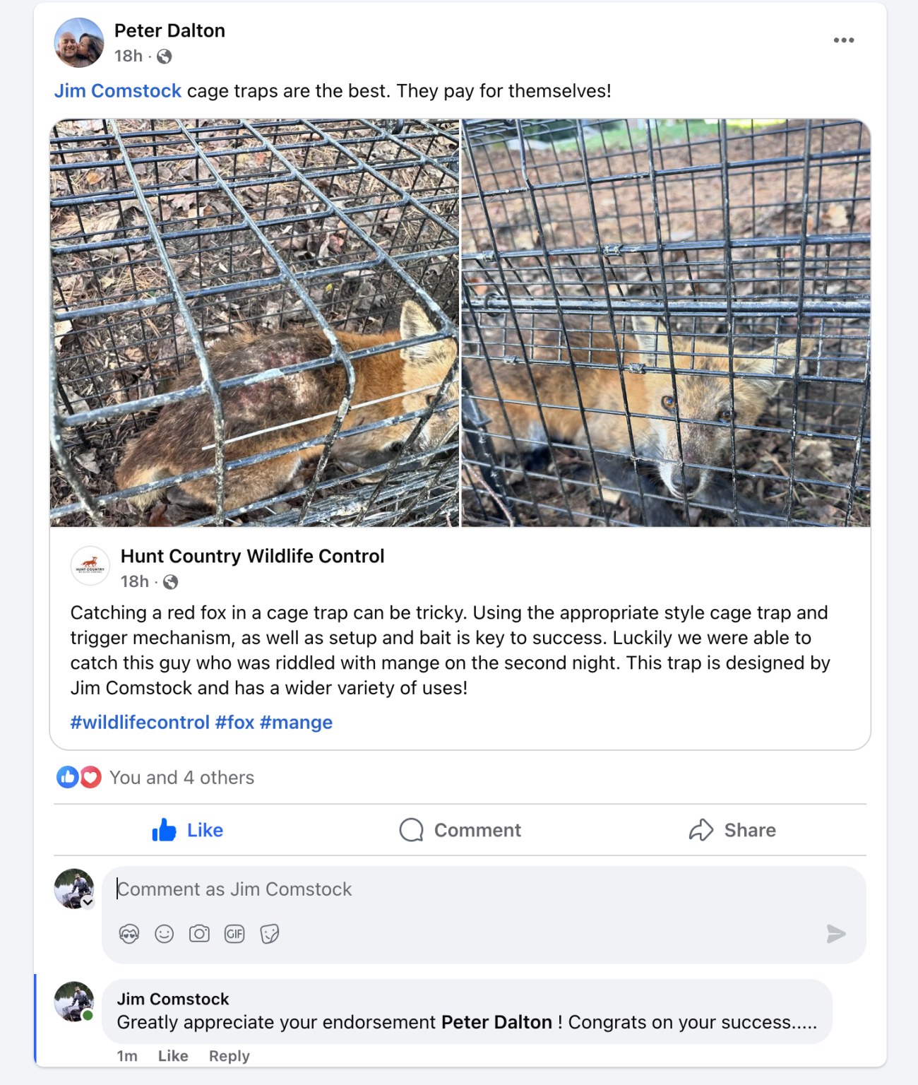 Comstock Live Trap Reviews – Comstock Custom Cage